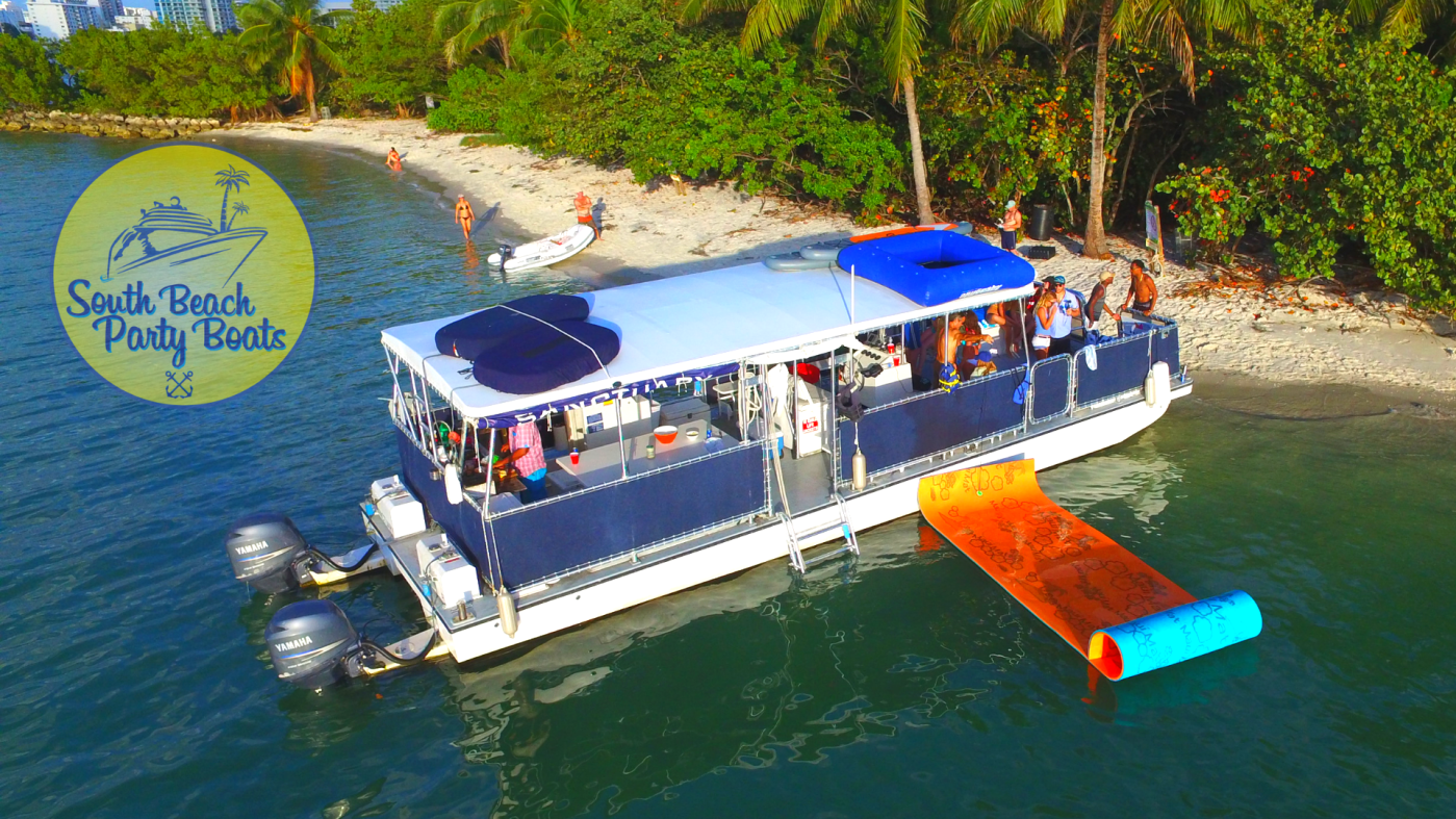 Island BBQ Boat Party in Miami Florida | South Beach Party Boats